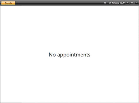 Scheduleview Agenda View In Telerik Ui For Wpf And Silverlight