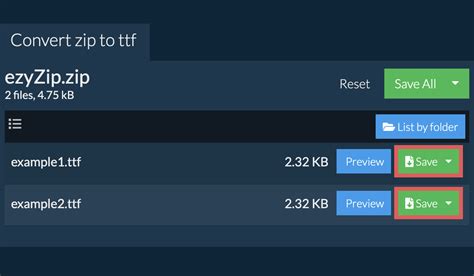 Convert Zip To Ttf Online Quick Secure And Free Ezyzip