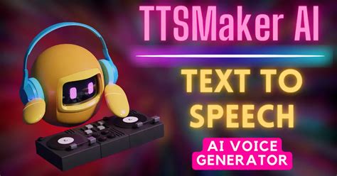 Ttsmaker Free Text To Speech Online Draggan Ai Tool