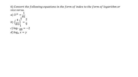 Spm Kssm Additional Mathematics Form 4 Chapter 4 Indices Surds And