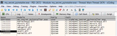 how to determine original programming language from exe file r