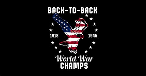 Back To Back World War Champs Back To Back World War Champs Sticker