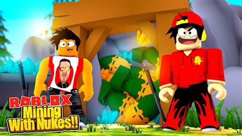 Roblox Mining Simulator Mining With Nukes Youtube