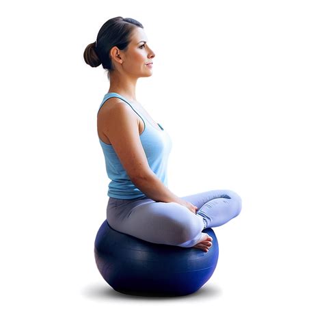 Download Active Sitting Yoga Ball Png Cyf | Wallpapers.com