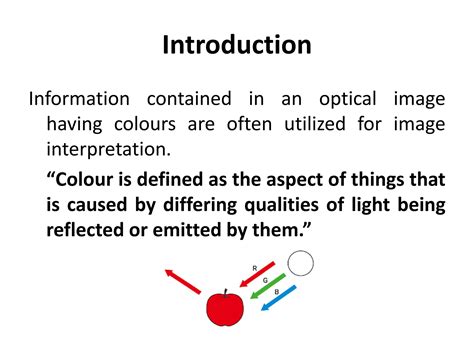 Colour Composites In Remote Sensing Pptx