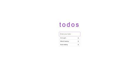 Todos React Codesandbox