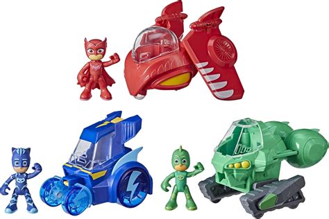 Pj Masks F2119 3 In 1 Combiner Jet Preschool Toy Set With 3 Vehicles