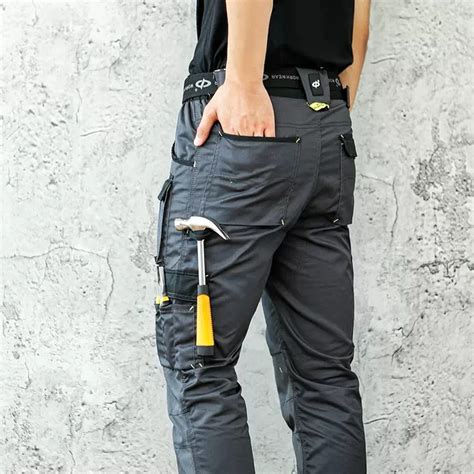 남성용 캐주얼 작업복 카고 바지 야외 전기 작업자 바지 S 3xl 작업복 바지 Aliexpress