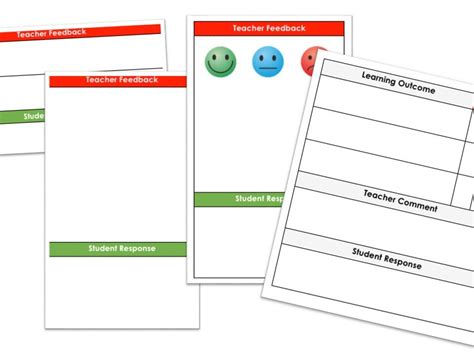Art Formative Asessment Templates Teaching Resources