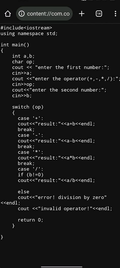 Cplusplus Dsa Code Calculator Coding 180daysofcode Viral