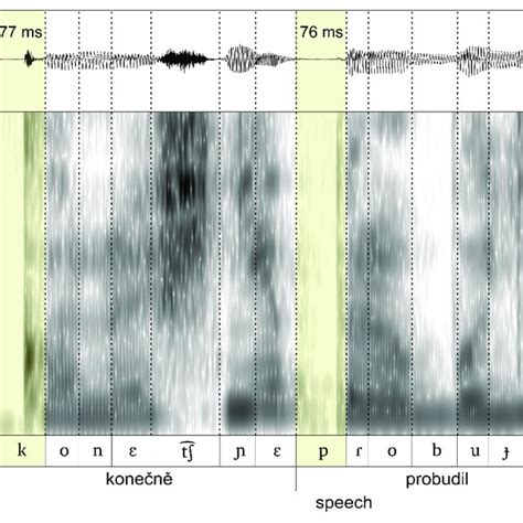 Segmentation Of Word Initial Plosives Their Duration Is Annotated