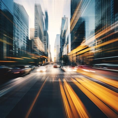 Premium Ai Image A Photo Of Blurred View Of Cityscape