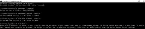 Enable To Run Docker Command Error Docker Desktop Docker Community