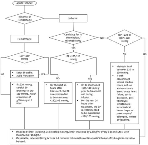 Algorithm For Blood Pressure Management At The Emergency Room In Acute Download Scientific