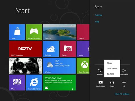 how to shutdown or restart windows 8 ~ servercomputing