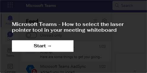 Microsoft Teams How To Select The Laser Pointer Tool In Your Meeting