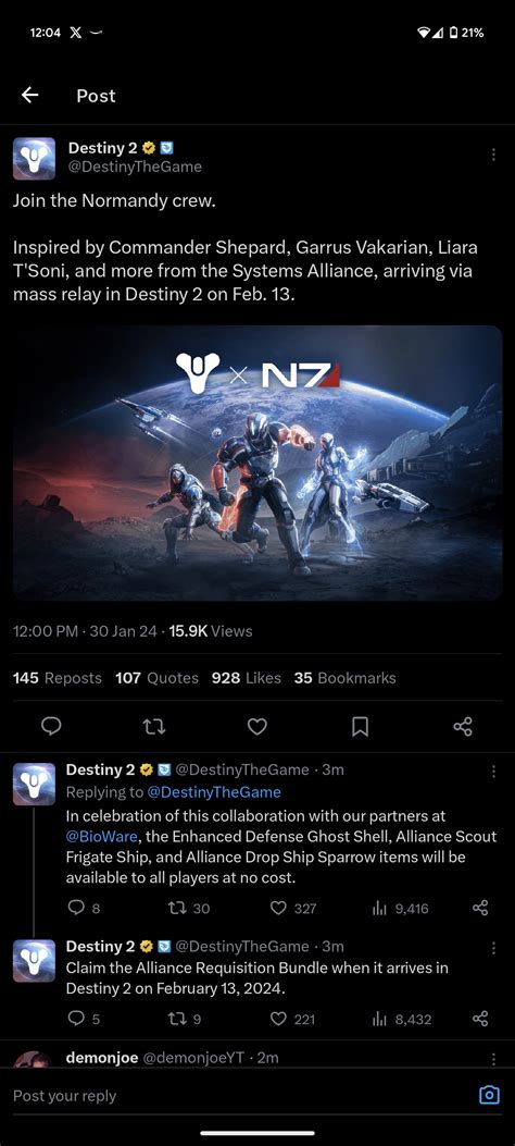 Mass Effect X Destiny Rdestiny2
