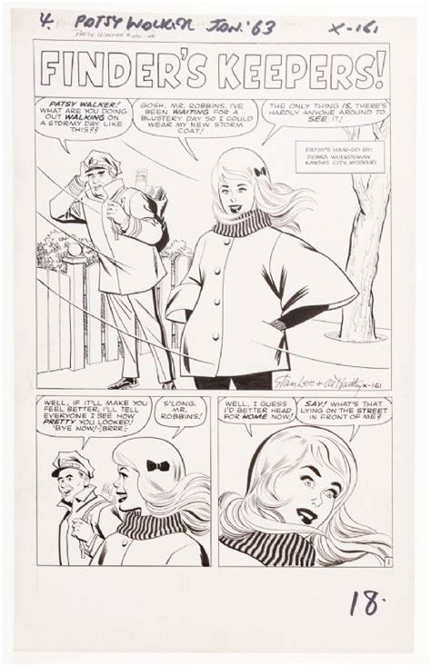 Patsy Walker 106 Page 1 Splash In Jim Es Al Hartley Comic Art