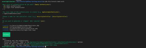 symfony registro de usuarios reset password login