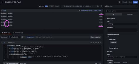 Energy Per Day Date Problem Influx V2 Influxdb Grafana Labs Community Forums