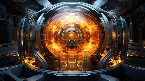 Premium Ai Image Nuclear Zone Inside An Industrial Building Laboratory Space Base