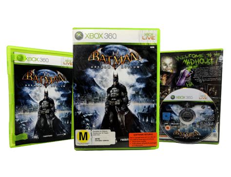Batman: Arkham Asylum (Original Print) Xbox 360 *MINT COMPLETE* - Appleby Games