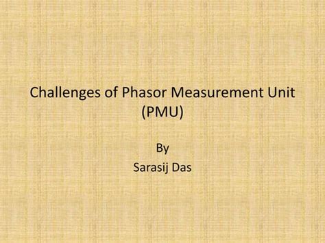 Phasor Measurement Unit Pmu Pdf