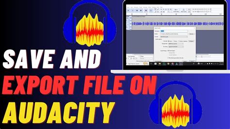 How To Save And Export Files In Audacity Export As MP WAV YouTube