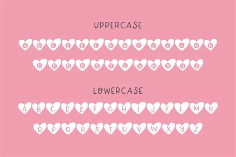 Instant OTF Font Be Mine Valentines Heart Etsy