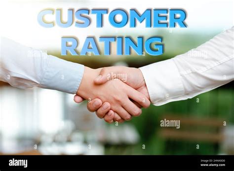 Text Showing Inspiration Customer Rating Business Approach Gauge The Customer Satisfaction With