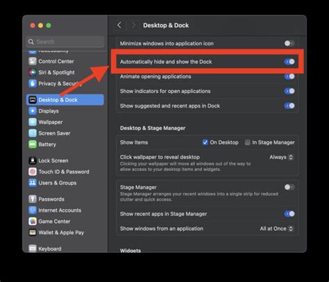 How To Automatically Hide Show The Dock On Mac