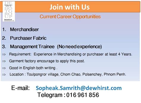 Sopheak Samrith On Linkedin New Hiring
