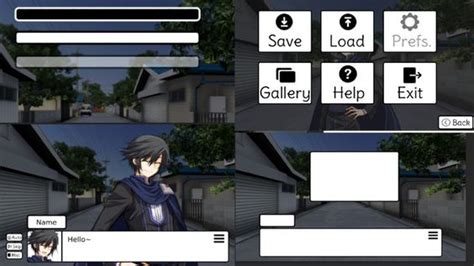 A Visual Novel GUI Template With Finished Code Visual Novel Novels Visual