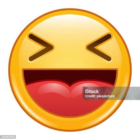 Ilustración De Emoticonos Emoji Icono Vector Smiley Emoticones De Risa