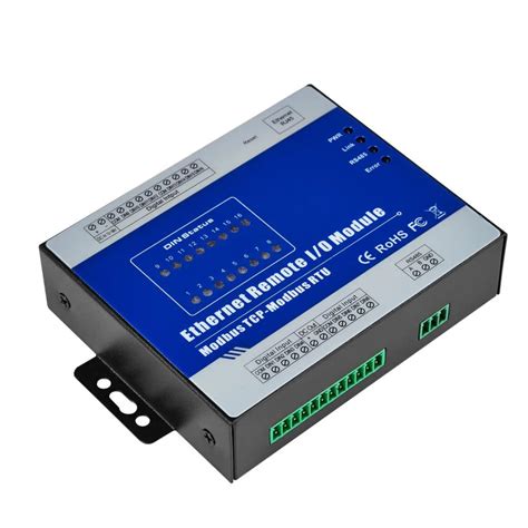 Modbus Tcp Data Acquisition Module Ethernet Remote Io Iot Module For