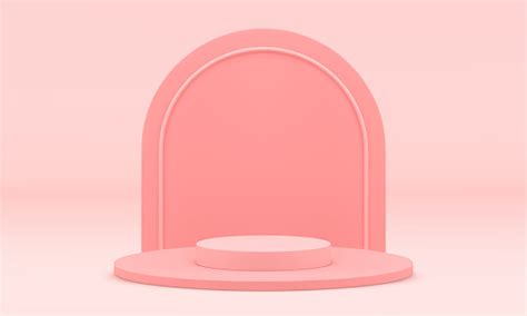 핑크 3d 연단 실린더 레벨 무대 수상 경기장 건설 승리 이벤트 축하 벡터 0명에 대한 스톡 벡터 아트 및 기타 이미지 0명 3차원 형태 강단 Istock