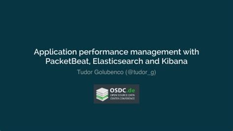 Application Performance Management With Packetbeat Elasticsearch And Kibana