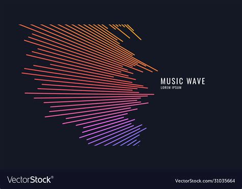 Abstract Element With Dynamic Lines Royalty Free Vector