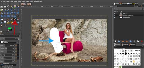 gimp layers layer transparency davies media design