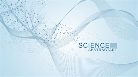 Structure Molecule And Communication Dna Atom Vector Image