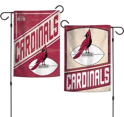 Arizona Cardinals Garden Flag 2 Sided Retro Vintage Logo