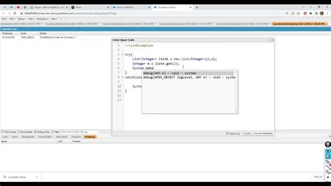 apex exceptions 05 listexception youtube