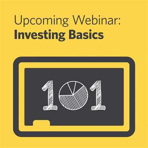 Dont Forget To Register For This Months Foundations Of Investing Webinar Wednesday August