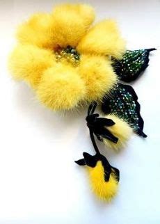 Кожа,мех | Leather flowers, Bead embroidery jewelry, Embroidery jewelry