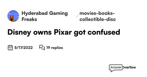 Disney Owns Pixar Got Confused Hyderabad Gaming Freaks 🎮🇮🇳