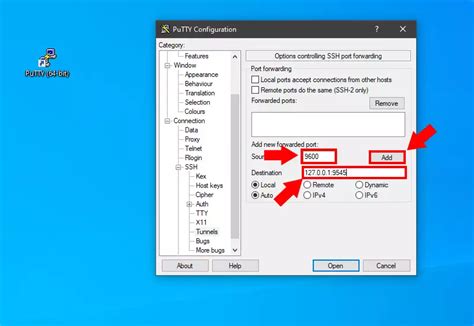 how to create ssh tunnel for ozeki softwares