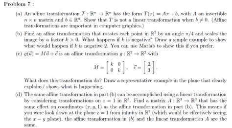 Matlab Affine Transformation