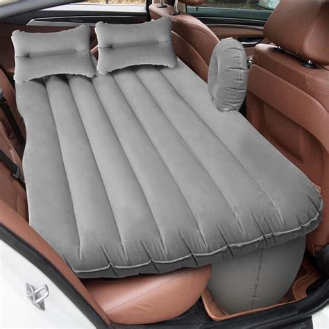 Premium Car Inflatable Bed With Pump And 2 Air Pillow Quick Inflatable