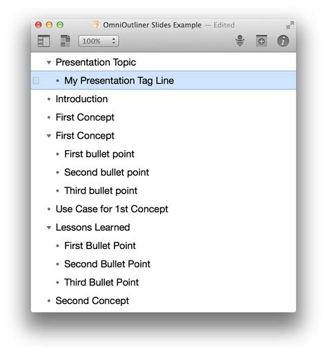 Applescript And Keynote New Presentation From Outline