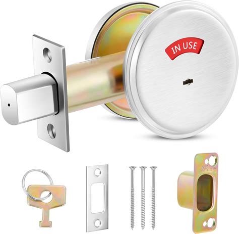 Door Lock Bathroom Toilet Door Lock With Occupancy Indicator Stainless